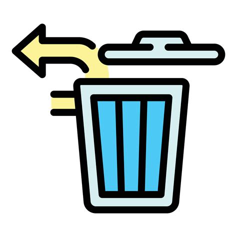 Restore Trash Bin Icon Vector Flat 25506314 Vector Art At Vecteezy