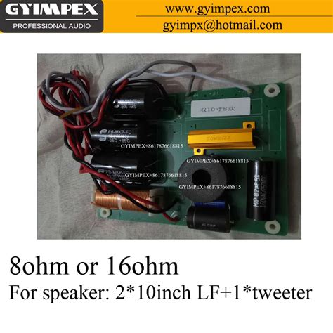 Dual 10 Inch Powerful Line Array Loudspeaker Speaker Crossover Filter