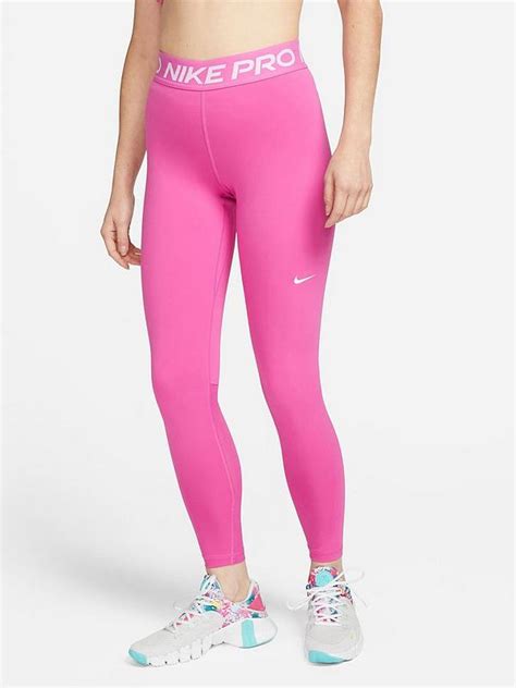 Nike Pro Training 365 Leggings Pink Very