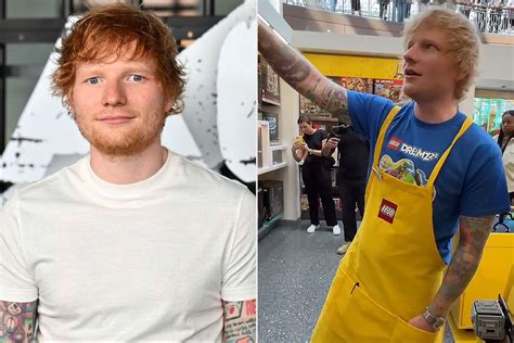 Ed Sheeran Makes Surprise Appearance At Lego Store In Minnesota