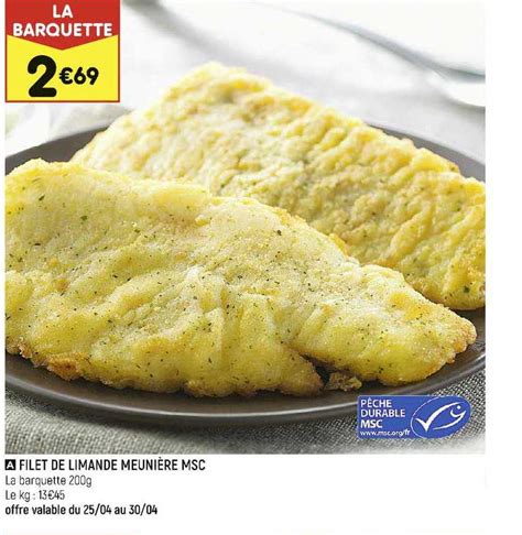 Promo Filet De Limande Meunière Msc chez Leader Price iCatalogue fr