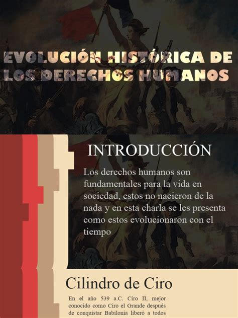 Evolución Histórica De Los Derechos Humanos Copia 2 Pdf Ciro El