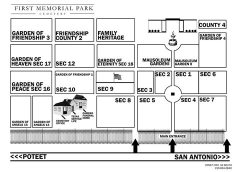 Free Cemetery Plot Template