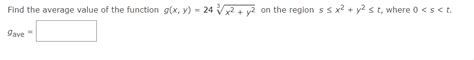 solved find the average value of the function