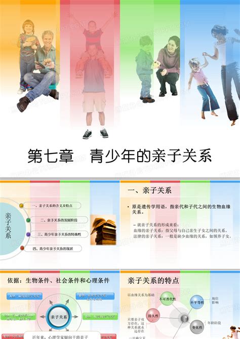 青少年的亲子关系ppt模板下载编号qgggpzww熊猫办公