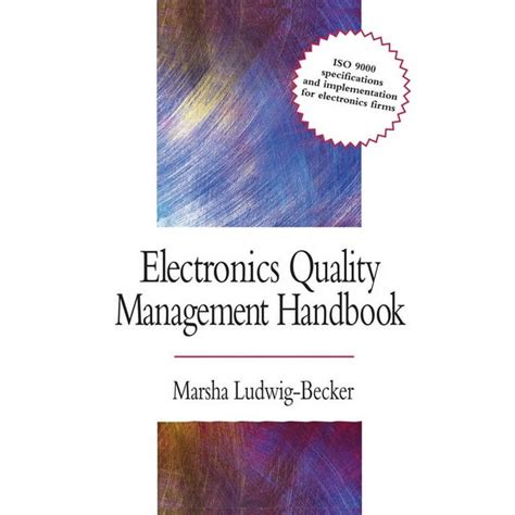 Electronics Quality Management Handbook Paperback Walmart Business