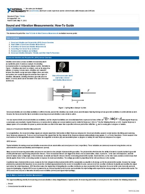 Sound And Vibration Tutorial En Pdf Sampling Signal Processing