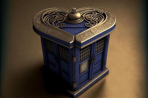 Premium Ai Image Tardis Blue Police Box Doctor Who