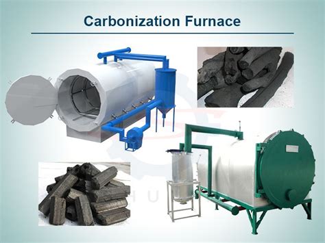 Horizontal Carbonization Furnace Hardwood Log Charcoal Machine