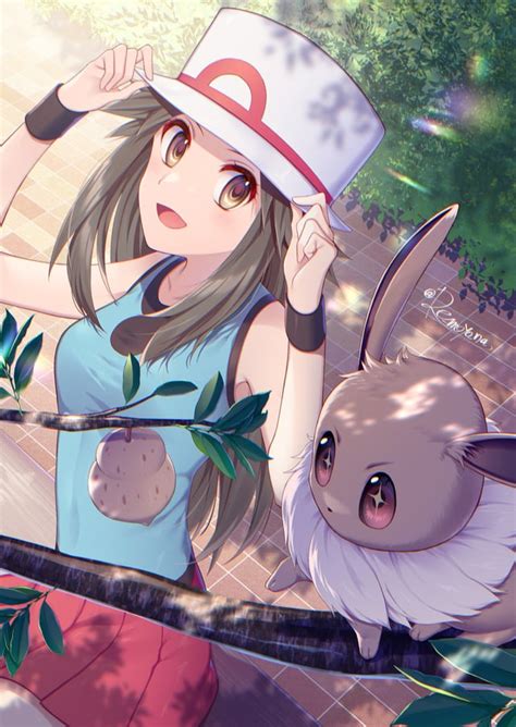 Best Girl Leaf All The Cute Smiles And Happy With Canon Size Eevee Of Cute R Preciousgirlleaf