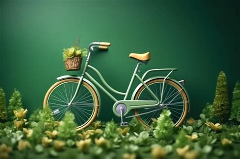 Premium AI Image Visual Of Bicycle