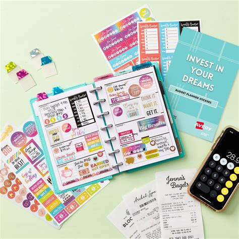 Budget Planner Sticker Pack 6788 Avery Avery