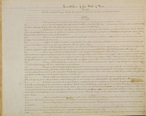 Summary Of The Texas Constitution Article By Article Guide