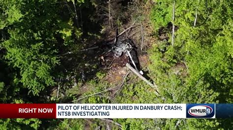 Helicopter Crashes Into Field In Danbury Pilot Only One On Board Faa Says