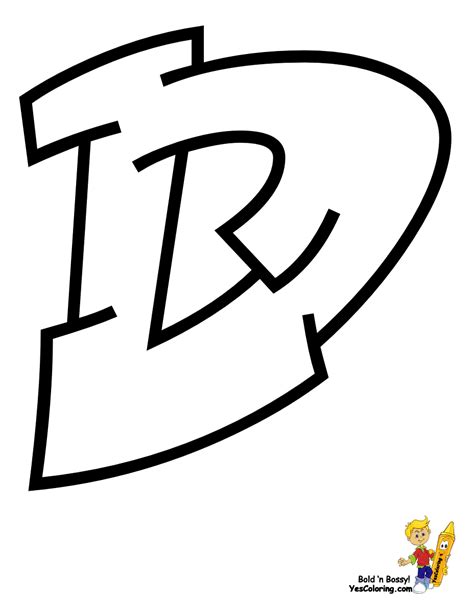 Cool Graffiti ABC Coloring Pages Numbers Free Alphabet Coloring