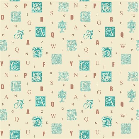 Premium Vector Seamless Background With Capital Letters