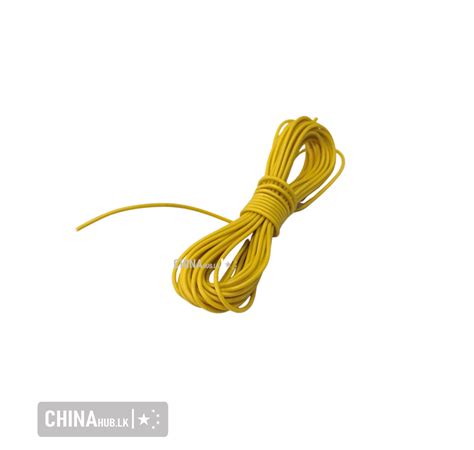 Circuit Wire Yellow 10 Meter Piece Chinahublk