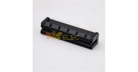 Pcie 4x Connector Pci E64p Splint Slot Black Graphics Card Connector
