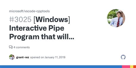 [windows] interactive pipe program that will prompt for a password · issue 3025 · microsoft