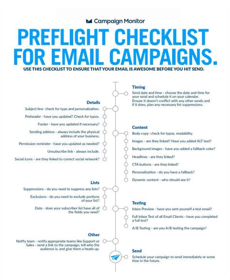 Email Campaign Planning Template
