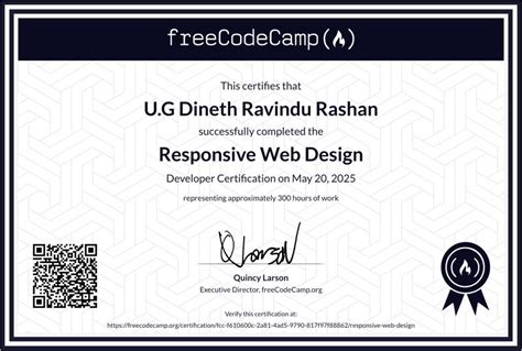 Webdevelopment Certification Freecodecamp Responsivedesign