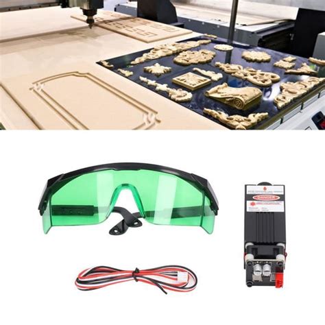 Tête de graveur laser Module Laser 405 Nm 1 W Kit de Tête Laser Kit de