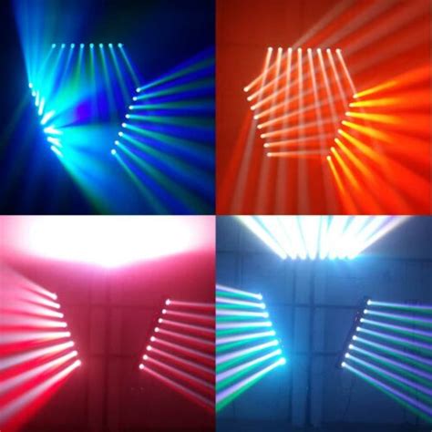 8X12W LED RGBW 8 Eyes Beam Moving Head Stage Bar Light For DJ Disco