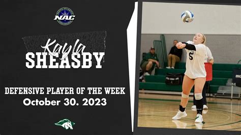 Sheasby Owns Defensive Player Of The Week For 6th Time SUNY Morrisville