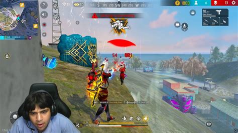 Wukong Vs Pro Players 🤬 Op 1 Vs 4 Gameplay 😱 Free Fire Youtube