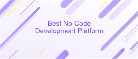 Best No Code Development Platform Apix Drive