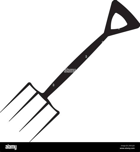 Hoeing Soil Stock Vector Images Alamy