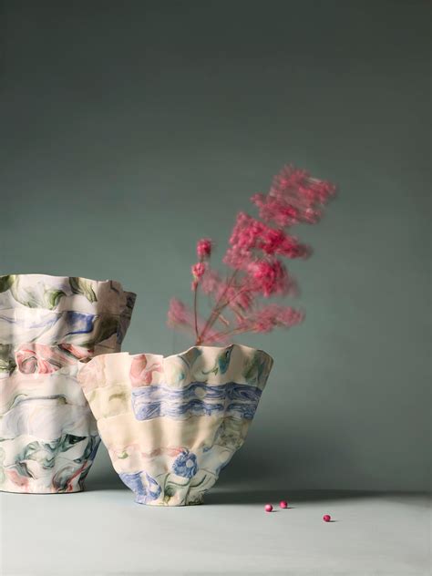 Multiple Matte Porcelain Vase 10in 25cm By Luisa Maisel Abask