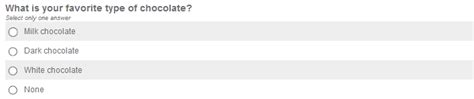 Single Choice Question Surveyengine