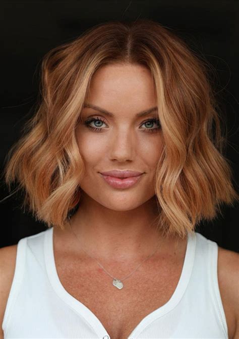 43 Structured Sophistication Bob Haircut Ideas Copper Textured Bob