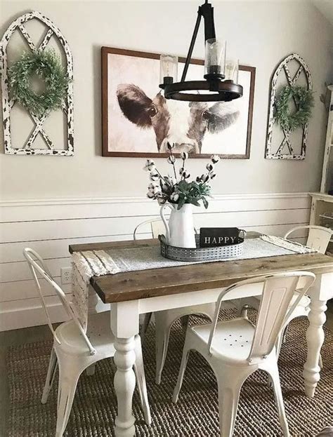 Farmhouse Dining Room Wall Decor Ideas Creating A Rustic And Cozy Atmosphere