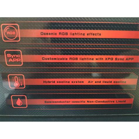 ADATA XPG Spectrix D80 8GB DDR4 3200Mhz Liquid Cooled RGB RAM Computers Tech Parts