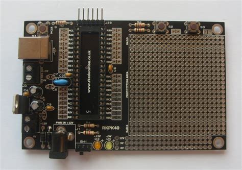 40 Pin Pic Development Board Pic Learning