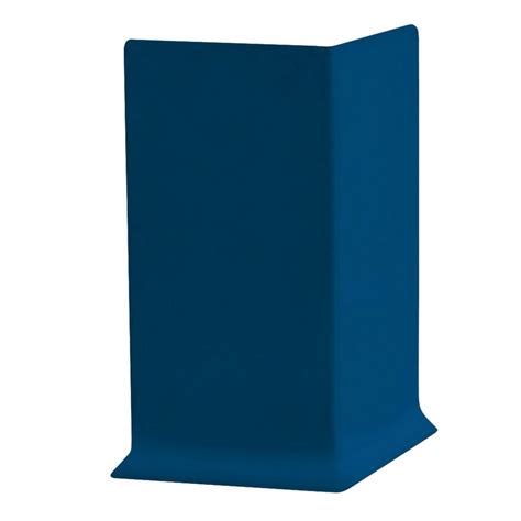 Flexco 30 Pack 4 In W X 025 Ft L Midnight Blue Vinyl Outside Corner