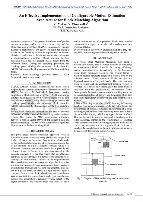 An Effective Implementation Of Configurable Motion Estimation