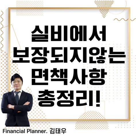실손의료비 실비 실손 면책사항 면책기간 살펴봅시다 네이버 블로그