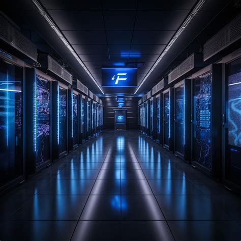 Premium Ai Image Server Racks In Computer Network Security Server Room Data Center 3d Rendering