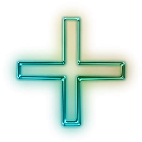 Image 110767 Glowing Green Neon Icon Alphanumeric Plus Signpng