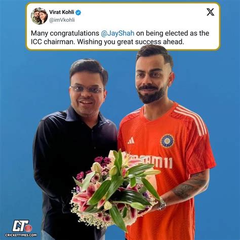 Cricket Viratkohli Jayshah Icc Cricket Crickettimes Cricket Times