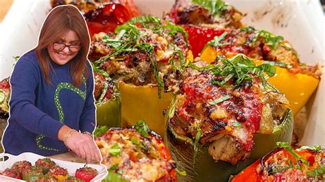 How To Make Vegetable Stuffed Peppers Rachael Ray Rachael Ray Show