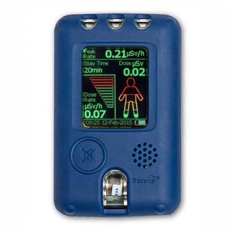 Ped Blue Personal Radiation Dosimeter Troy Met Quality Control Systems