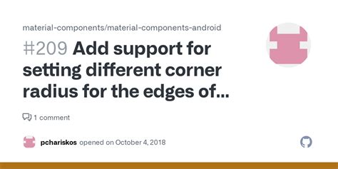 Add Support For Setting Different Corner Radius For The Edges Of The Card Issue