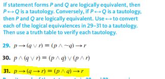 Solved If Statement Forms P And Q Are Logically Equivalent Chegg Com