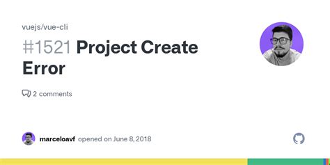 Project Create Error Issue 1521 Vuejs Vue Cli GitHub