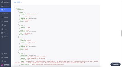 Viewing Rollbar Occurrence Data
