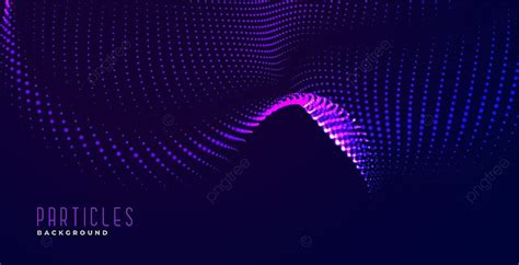 Dynamic Particles Abstract Wave Effect Background Particle Digital Glowing Background Image